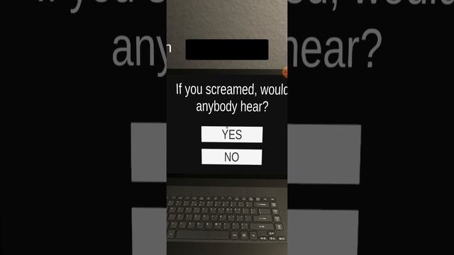 "Начать опрос?" хоррор игра