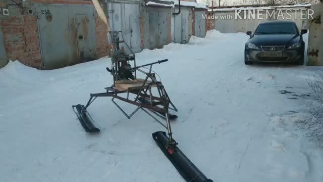 Мои аэросани. Первый выезд. Краткий обзор.