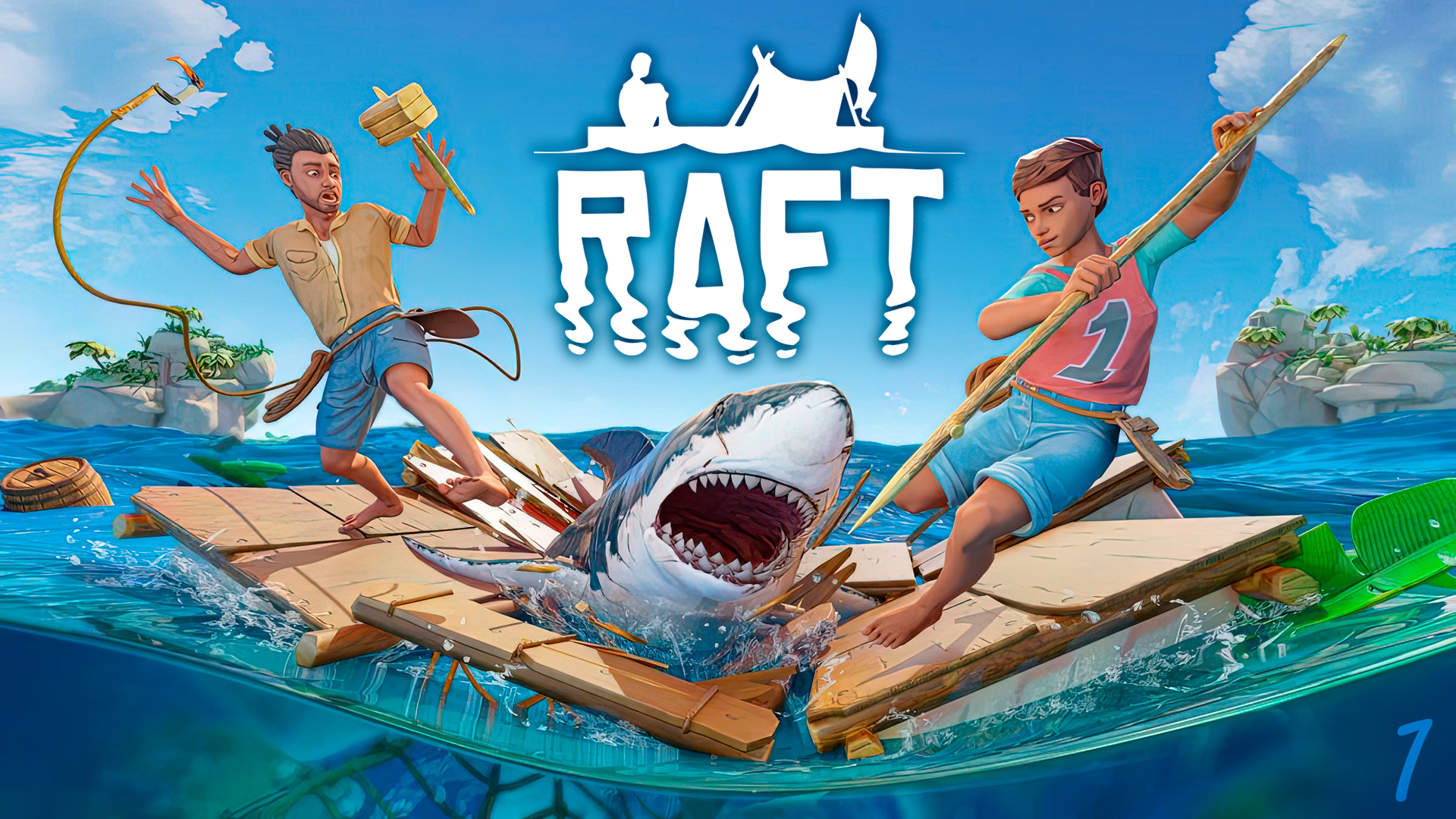 Raft: Последняя глава #1 – Новое приключение на плоту с друзьями