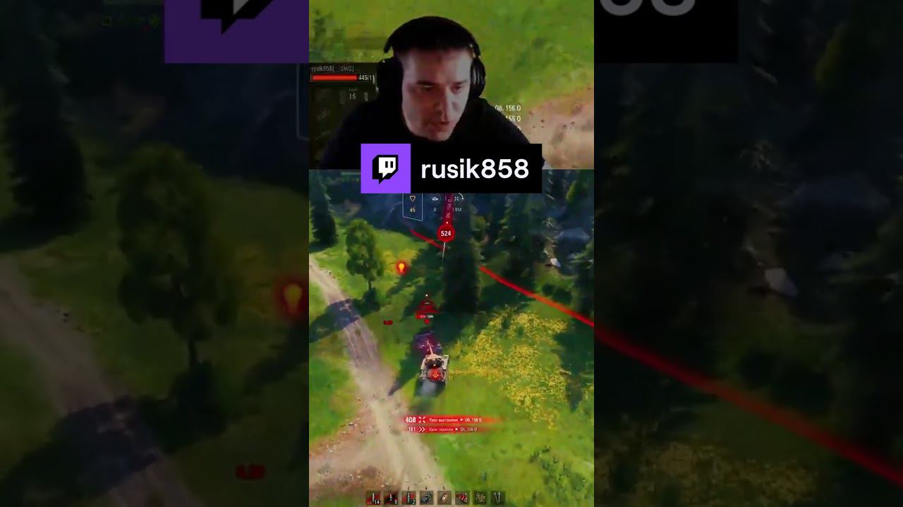 Мы бомбили на танкующие пт,а тут арта новая | rusik858 с помощью #Twitch