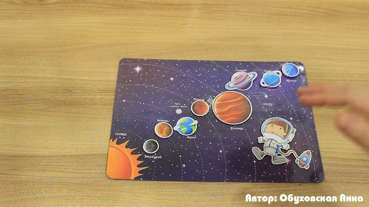 Игра на липучках "Солнечная система"