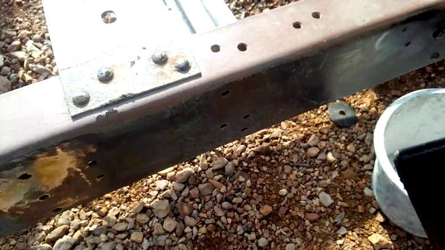 Газель рама. Примерка вставки, разметка неудобных отверстий. Траверсы.