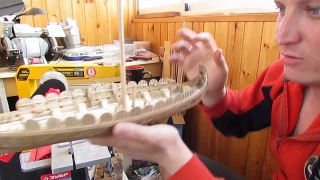 № 13 Модель корабля Драккар своими руками..