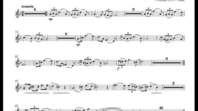 Шуберт - Серенада - минусовка для трубы.mp4