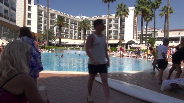 Турция. Мармарис. Отель Ideal Prime Beach. Часть 15 - У бассейна и на море.Обед и ужин.