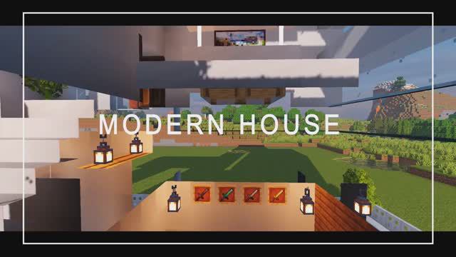 Майнкрафт (Minecraft) - Учебник по современному дому, дизайн дома