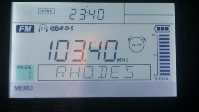 11.08.2017 18:28UTC, [Local, Scan], Обзор диапазона FM, о. Родос, Греция, часть 2.