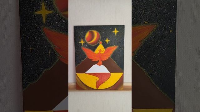 обзор моей картины "Сон"