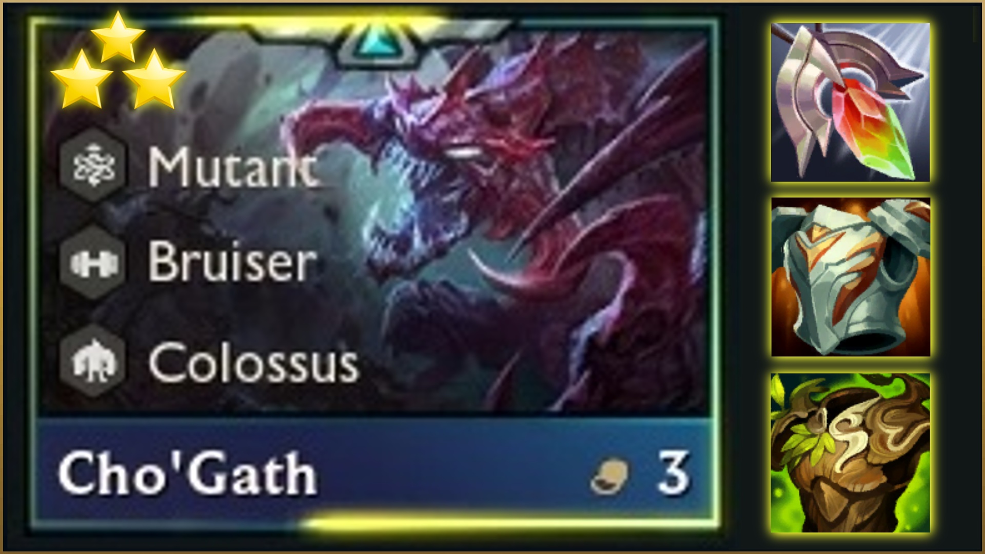 ⭐⭐⭐ 3 звезды Чо'Гат ? Teamfight Tactics ? League of Legends | TFT ? сет 6.5 Mr Dragon Live