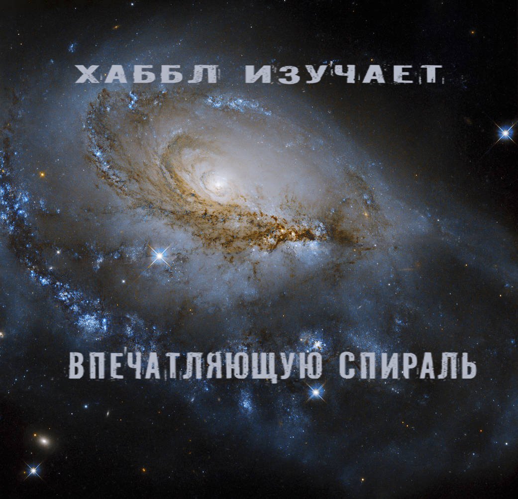 Хаббл изучает впечатляющую спираль Галактика NGC 1961