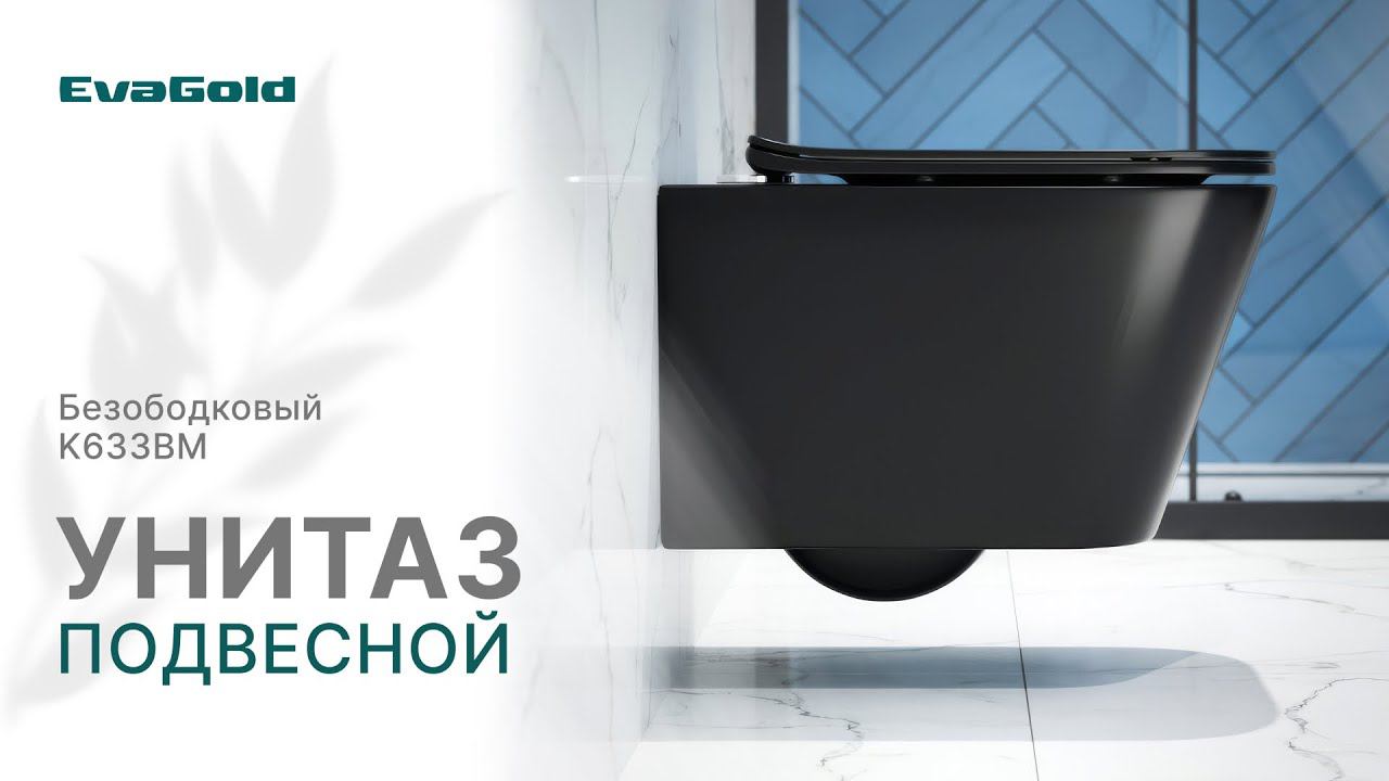 Обзор подвесного унитаза K633BM EvaGold