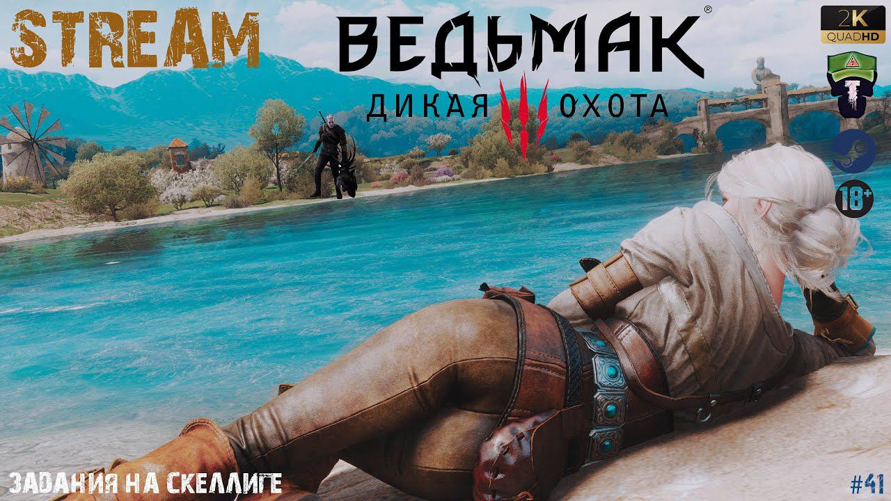 The Witcher 3: Wild Hunt - Ведьмак 3: Дикая охота - STREAM- Задания на скеллиге - #41