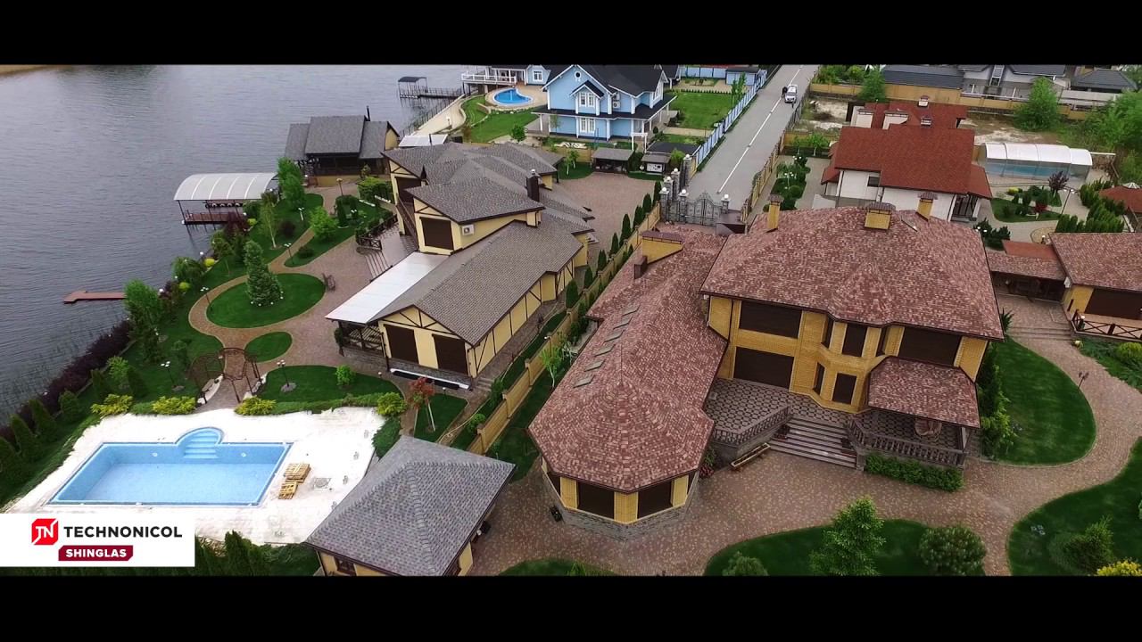 Гибкая черепица SHINGLAS панорама 1