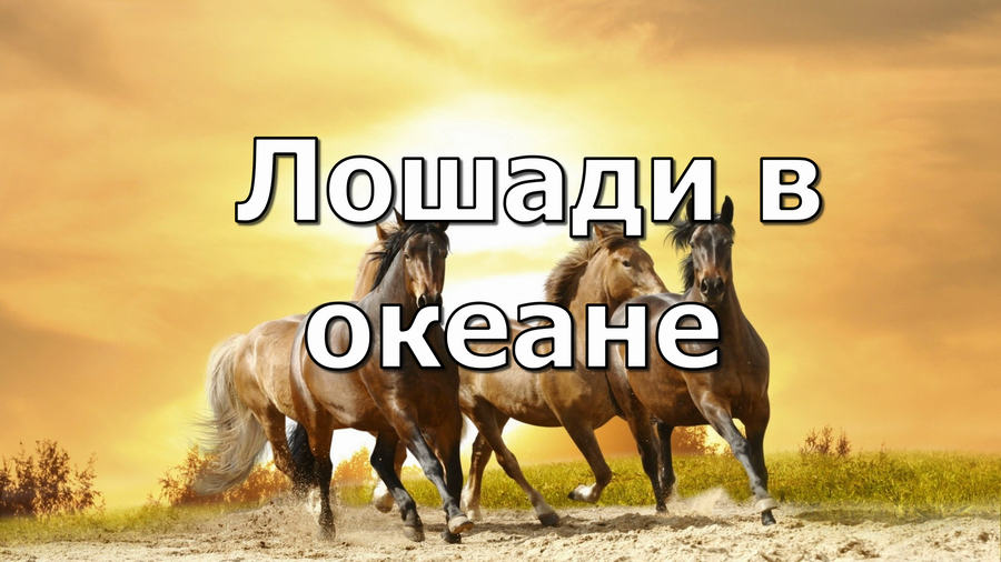 Лошади в океане ( читает Valentina Fuhrmann ) ферма лошадей, девушка,  красивая музыка души.mp4