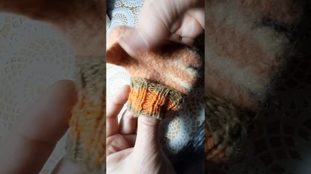 Пинетки с ушками, финал. #валяние #пинетки #изшерсти #своимируками  #валяниеизшерсти