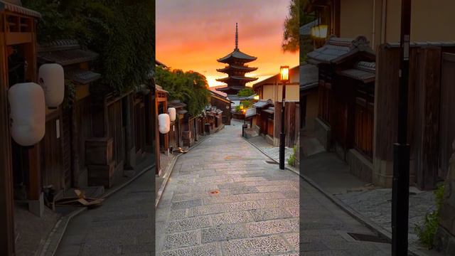 Япония, храм Хокандзи пагода Ясака