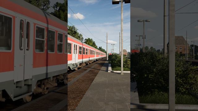 TSW4, «DB BR 110.3 отправляется со станции Худе»