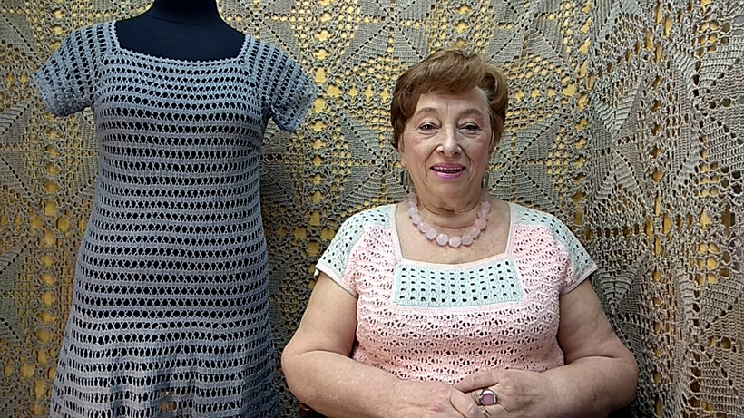 Платье "Мелодия". Мастер-класс по вязанию крючком от О. С. Литвиной.