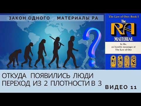 Откуда появились люди на земле. Квантовый переход. Закон Одного. Материалы Ра. Книга 1, видео 11