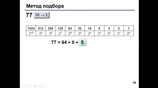 метод подбора