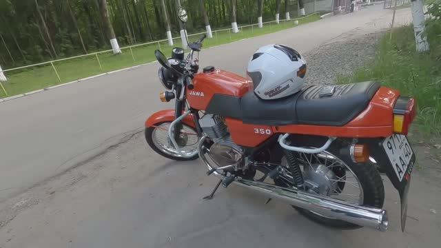 Мотоцикл из детства: ЯВА в идеальном состоянии! Как будто время остановилось