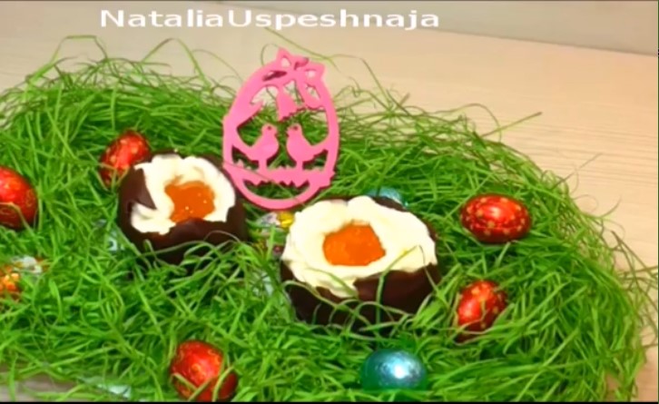 Шоколадные яйца с кремом на Пасху Как приготовить пасхальные шоколадные яйца.