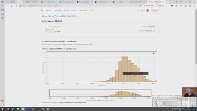 LeetCode #108. Convert Sorted Array to Binary Search Tree