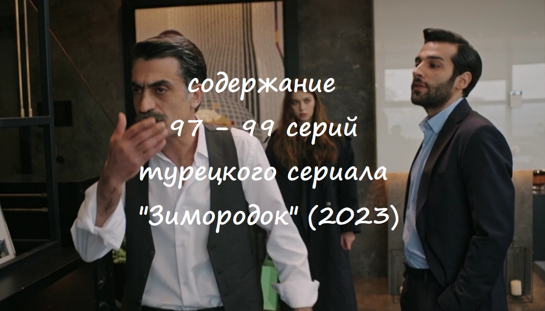 Содержание 97, 98 и 99 серий турецкого сериала "Зимородок" (РФ, 2023)