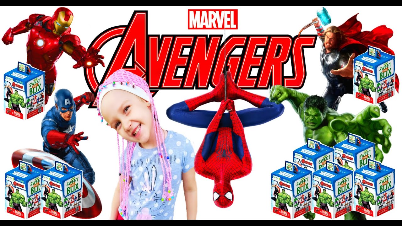 РАСПАКОВКА ГЕРОЕВ МАРВЕЛ. Какие СУПЕР ГЕРОИ попались Полине и Диме? Видео для детей