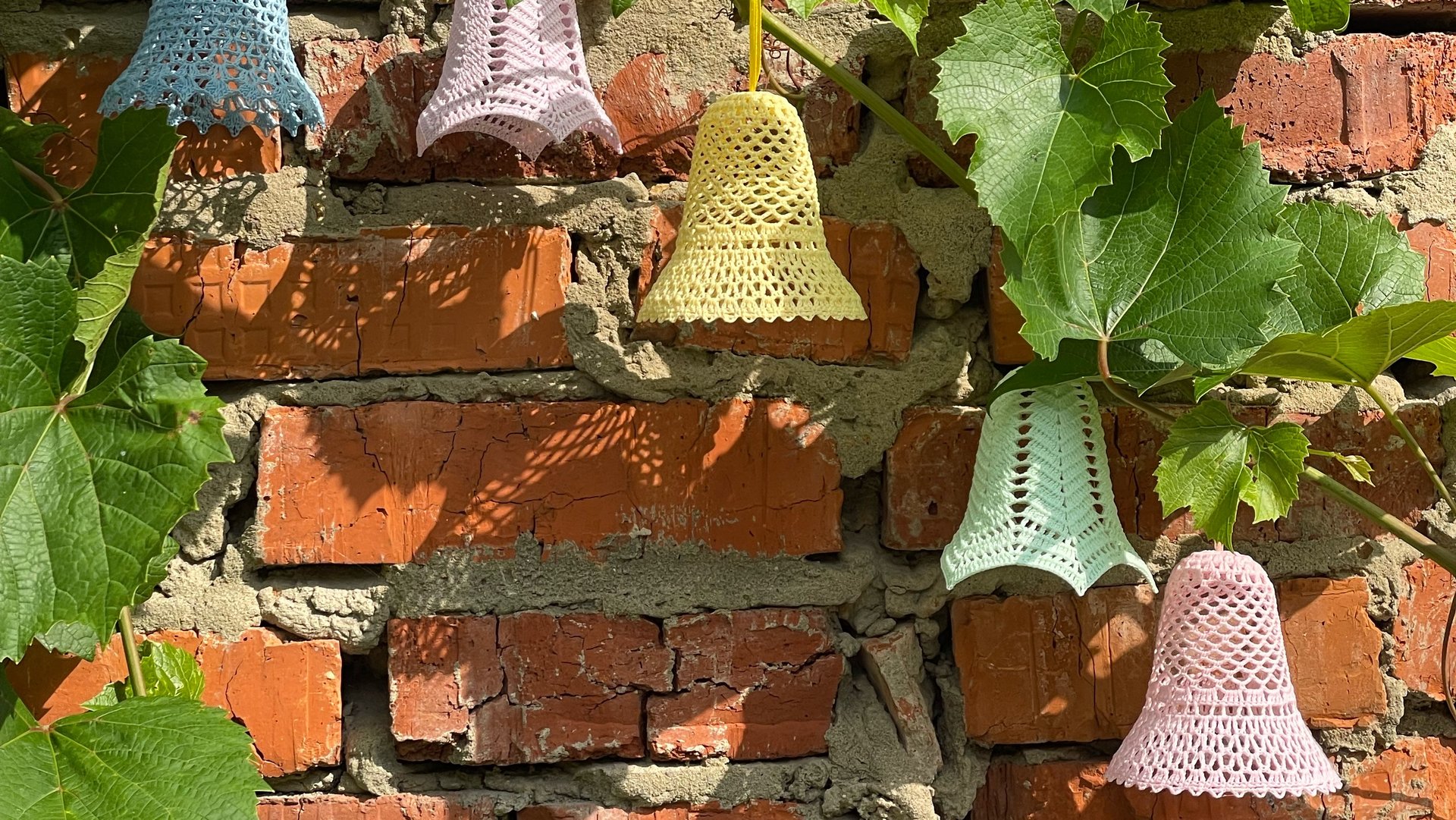 Вязаные ажурные колокольчики 🔔