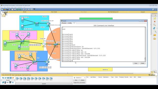 Урок 38 Cisco Packet Tracer. Настройка динамического NAT в сети с VLAN