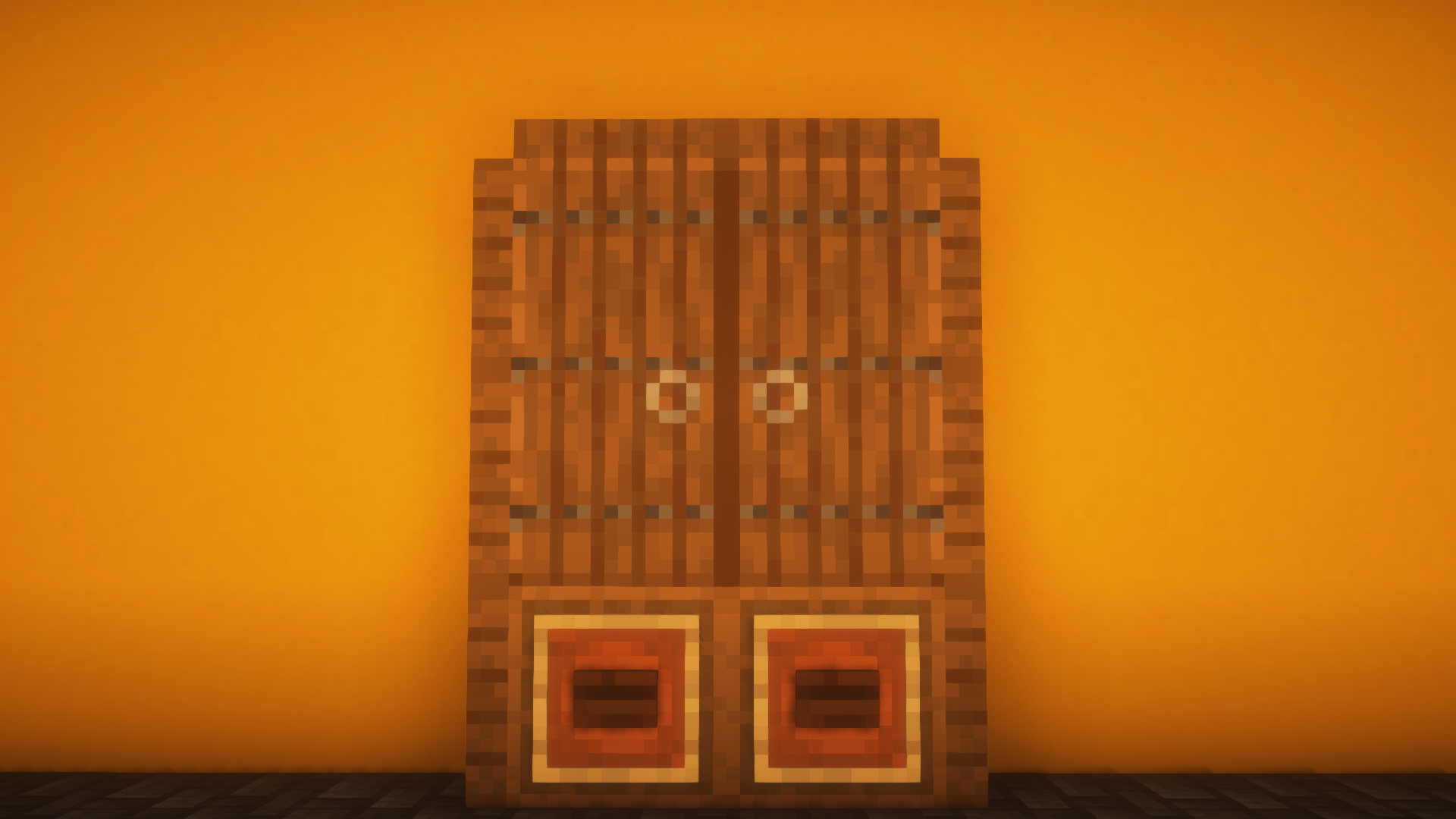 Майнкрафт-Инструкция как построить функционирующий шкаф в майнкрафте