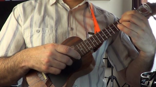 Игра приёмом тремоло на укулеле
