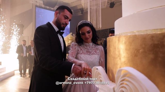 Золотой свадебный торт в Москве от свадебного организатора Армины БРУМ +79773018815 @armine_event