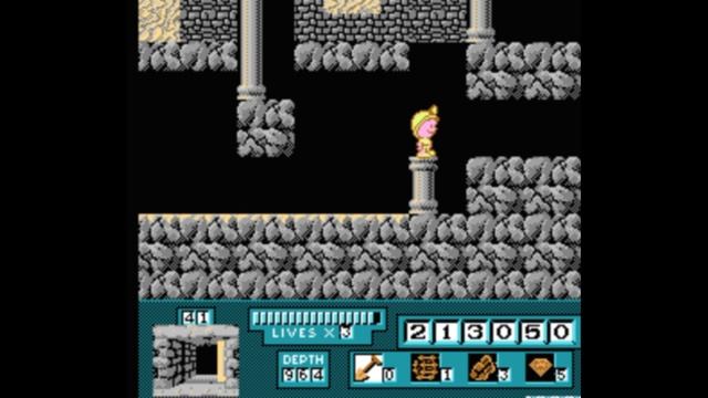 Dendy (Famicom,Nintendo,Nes) 8-bit Digger The Legend of the Lost City Cavern 8 Финал Прохождение