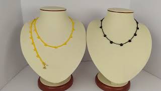 Украшения из бисера. Работы из бисера. Обзор цепочки. 1 часть.