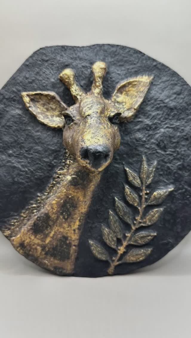 Жираф - Панно ручной работы