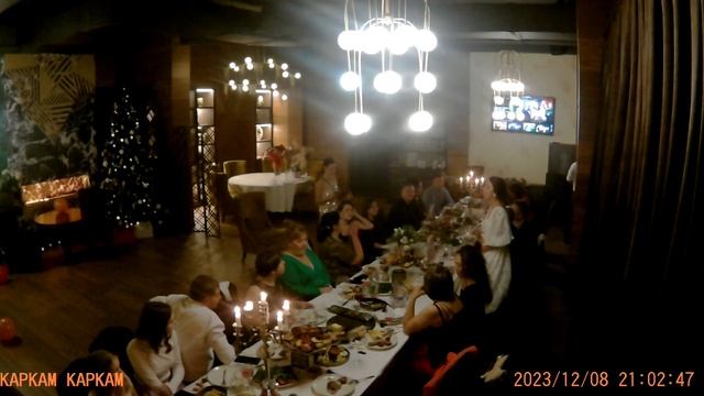 Свадьба Чарли и Гали в ресторане