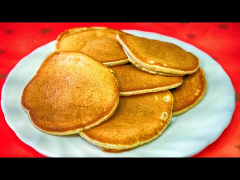 Тонкие банановые панкейки без яиц и без масла