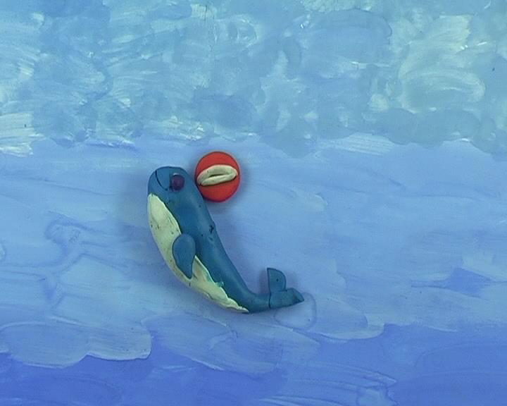 КИТ И МЯЧИК, анимационный скетч (автор - Матвей ЦЫБУЛИН, 7 лет)