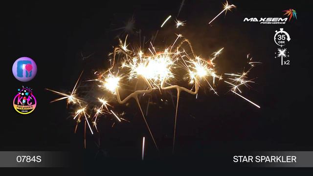Бенгальские огни 0784S в форме звезды Maxsem