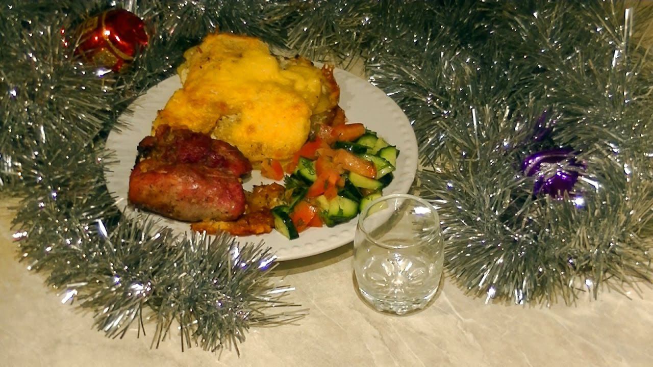 Отбивные рулетики с сыром и грибами