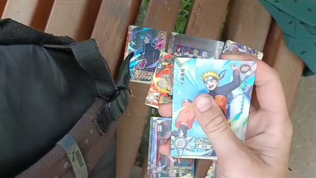 распаковка карточек по аниме Наруто часть 2