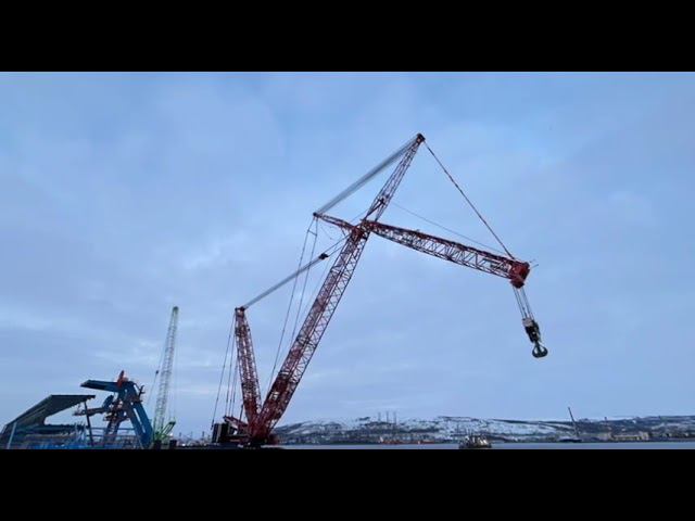 Гусеничный кран 750т LIEBHERR LR 1750