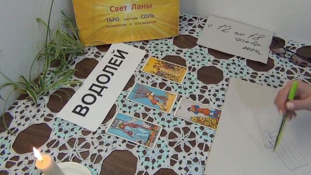 11 - ВОДОЛЕЙ - прогноз ТАРО - с  12.02.2024г. по  18.02.2024г. + Послание от Высших Сил.