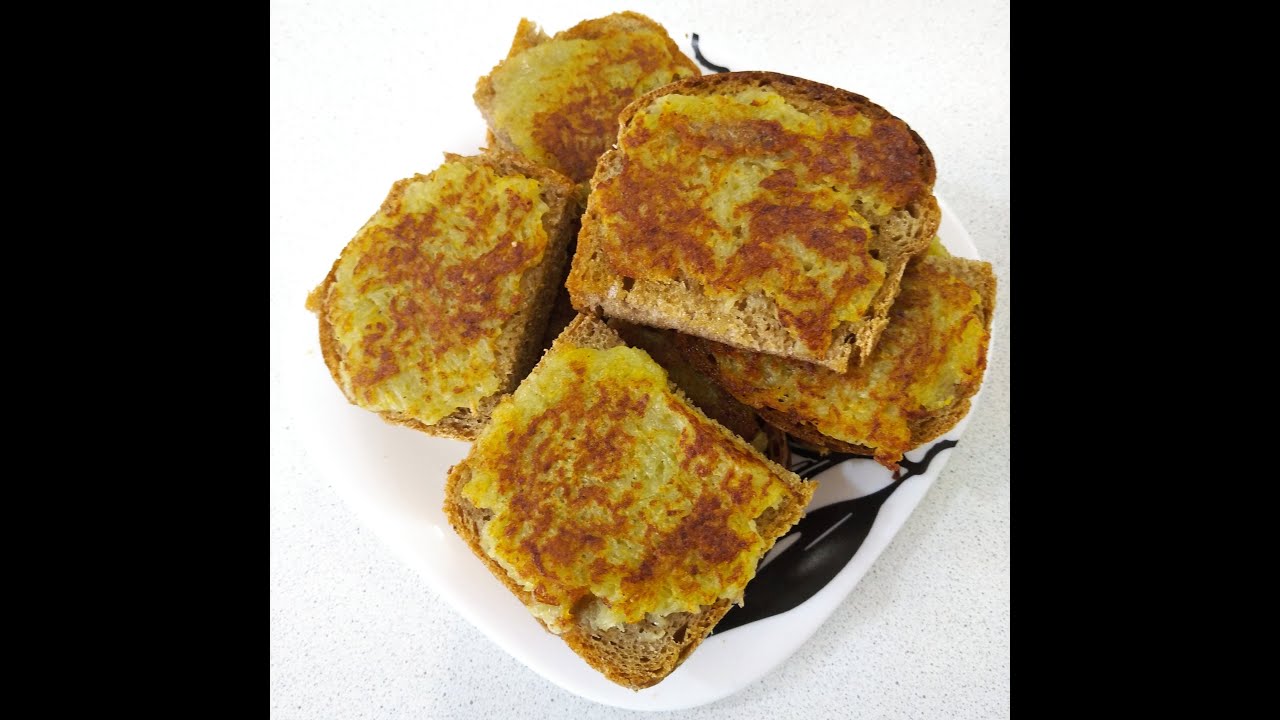 Завтрак. Горячие бутерброды, гренки с картошкой