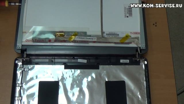 Замена матрицы ноутбука  SAMSUNG R525