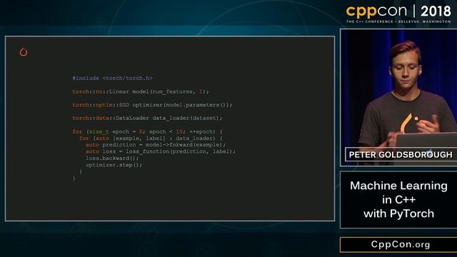 CppCon 2018_ Peter Goldsborough “Machine Learning in C++ with PyTorch”