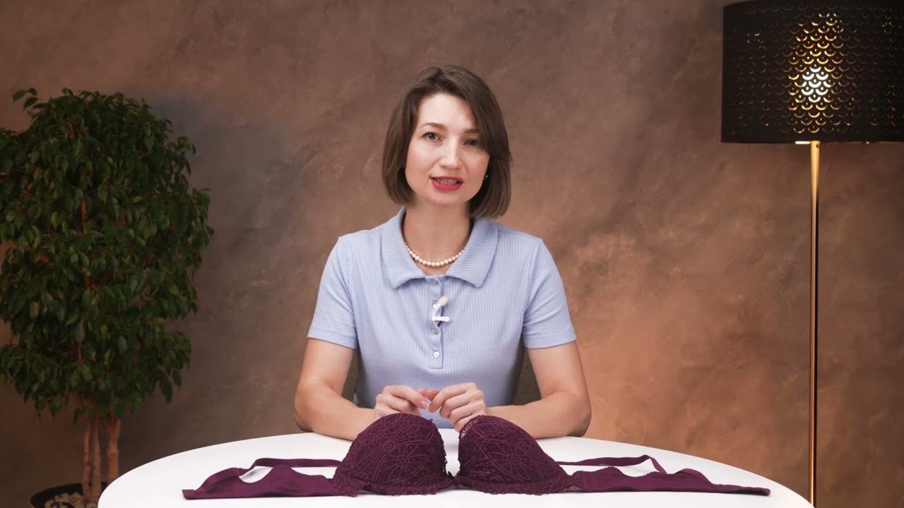 Бюстгальтер Madamoda BP0183F. Цвет Dark Berry