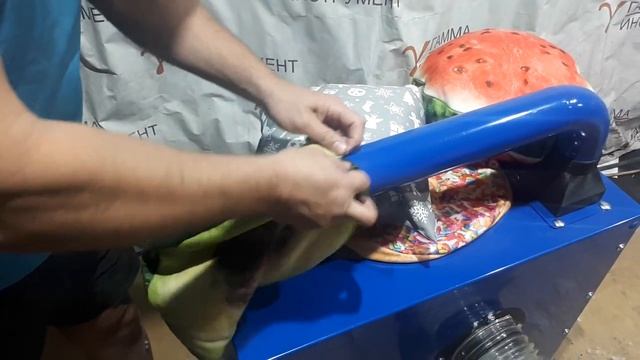 Набивочный пылесос НП-2 набиваем подушки синтешаром.mp4